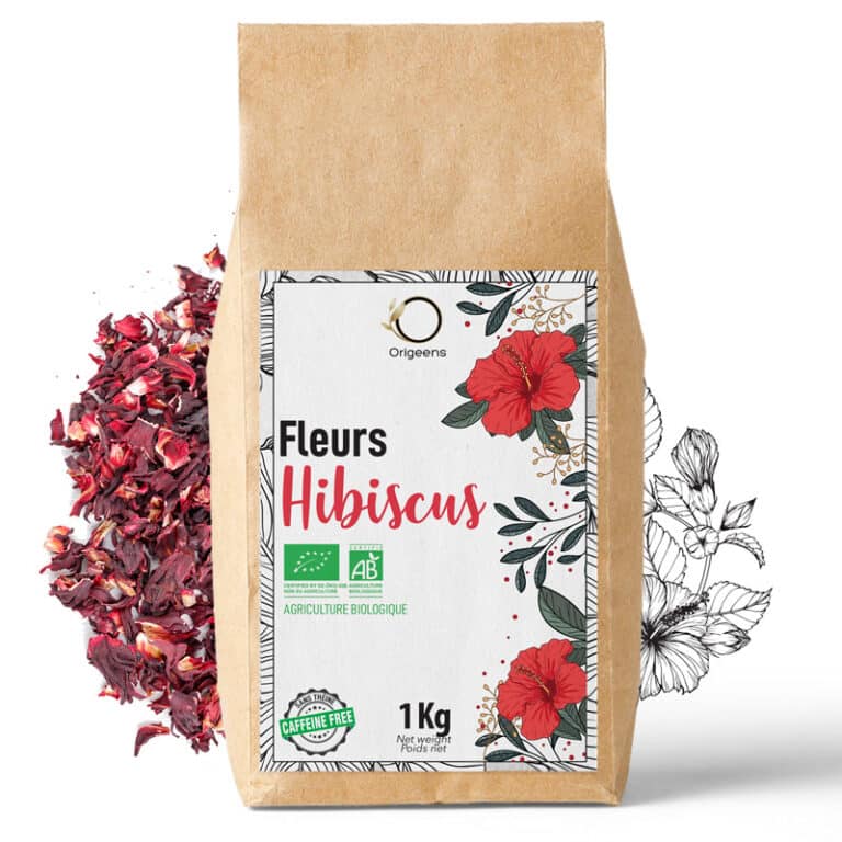 Tisane Fleurs d’Hibiscus Bio - Bissap, Thé glacé - Infusion Detox et ...