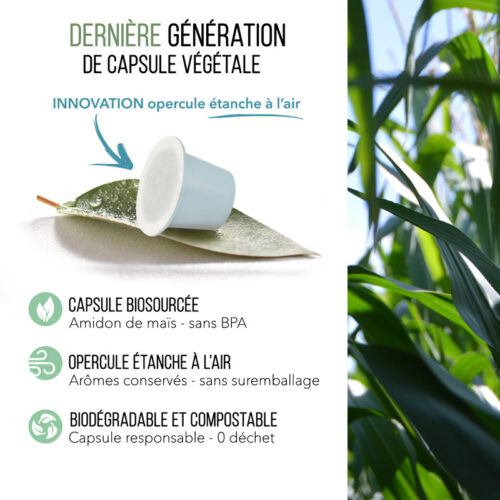 Coffret De 50 Capsules Biodégradables Compatibles Nespresso